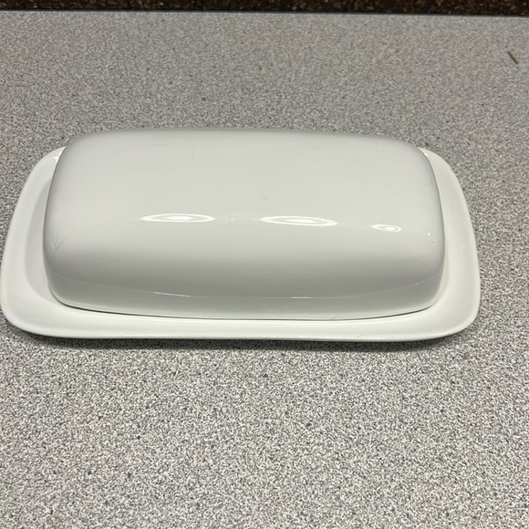 Kitchen | Target Home Butter Dish White Porcelain Wcover 85x 45 | Poshmark